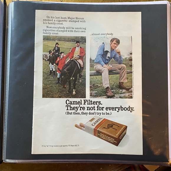 Accents | Vintage 7s Sport Magazine Camel Ad Poster | Poshmark